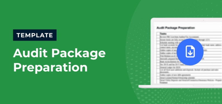 Free Audit Package Preparation Checklist Template | Financial Cents