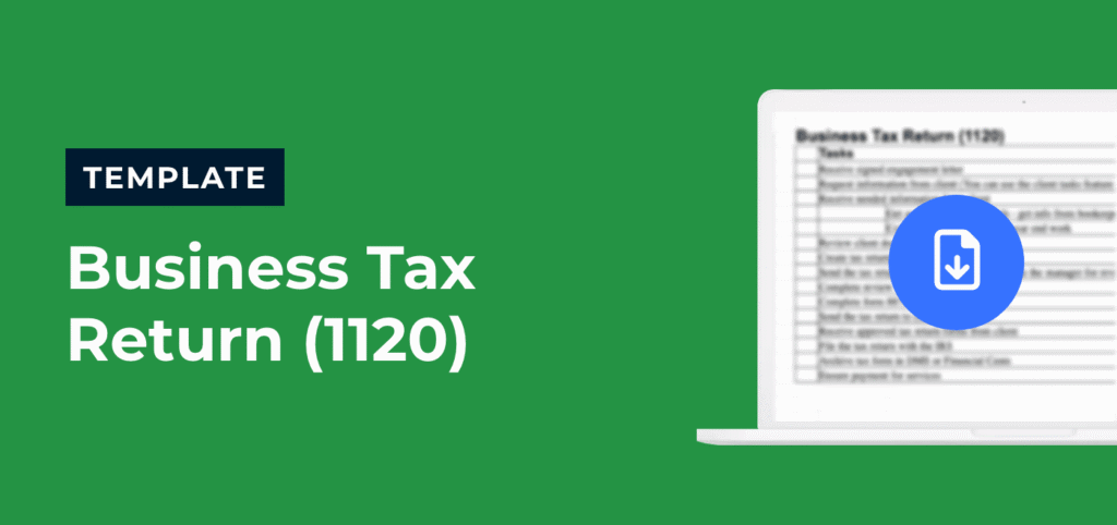 Free 1120 Business Tax Return Checklist Template | Financial Cents