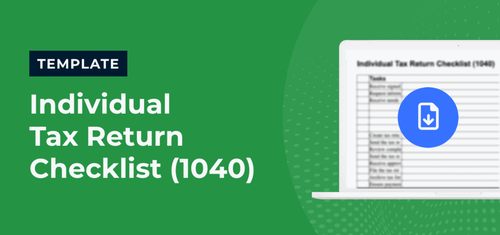 Free 1040 Individual Tax Return Checklist Template | Financial Cents