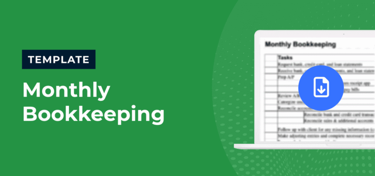 Free Monthly Bookkeeping Checklist Template | Financial Cents