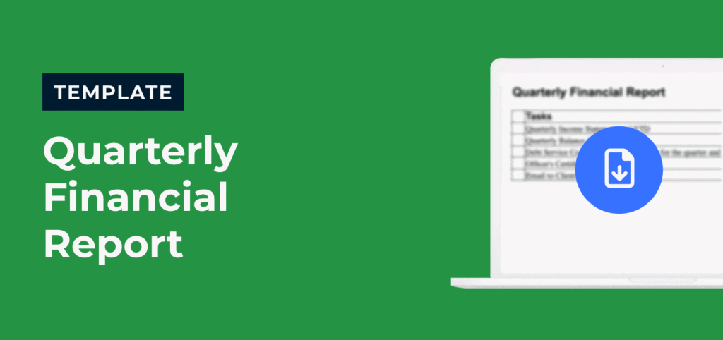 Free Quarterly Financial Report Checklist Template | Financial Cents