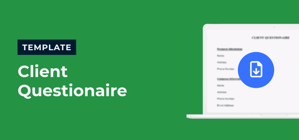 Free Client Questionnaire Template | Financial Cents