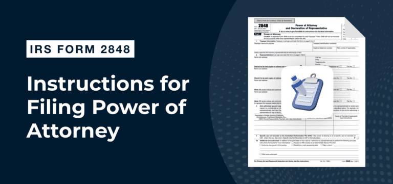 IRS Form 2848 Instructions For Filing Power Of Attorney | Financial Cents