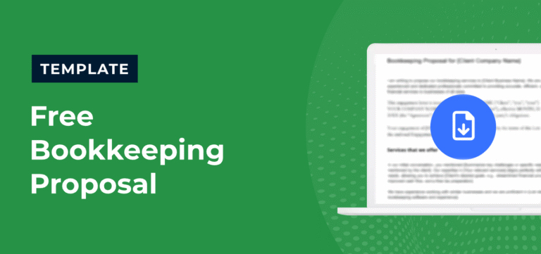 Free Bookkeeping Proposal Template That Will Win You Clients