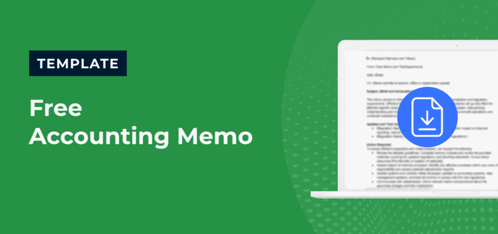 Free Accounting Memo Template | Financial Cents